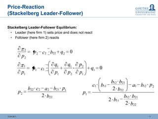 Optimal Pricing: Understanding Differences between Structural Models ...