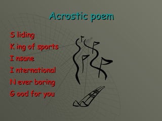 Skiiing By Sam | PPT