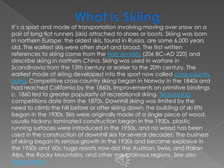 Skiing | PPT