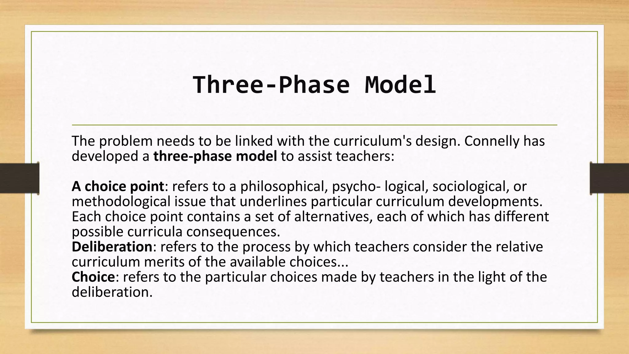Skilbeck model of curriculum development | PPTX