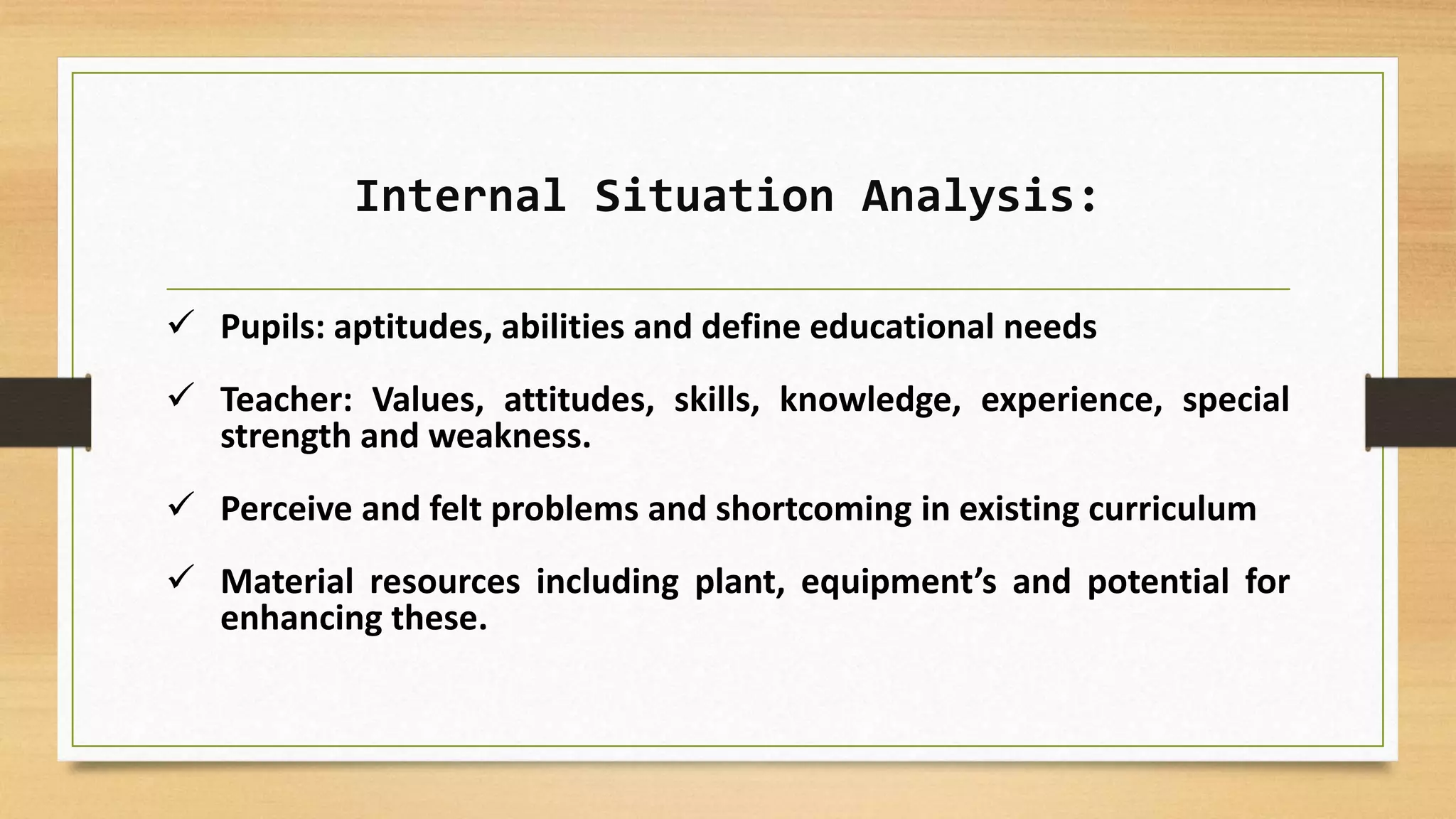Skilbeck model of curriculum development | PPTX