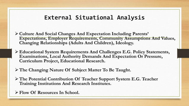 Skilbeck model of curriculum development | PPTX | Professional School ...