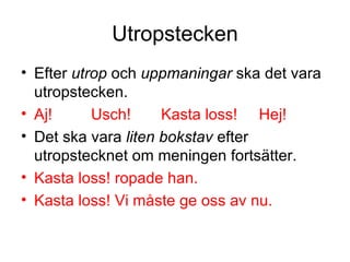 Skiljetecken | PPT
