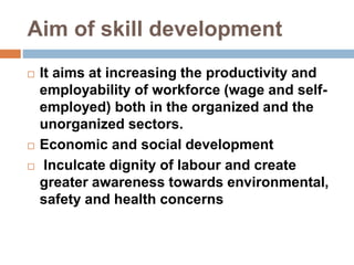Skill development for construction workers | PPTX