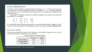 BASICS OF MATRICES WITH APPLICATION IN ENGINEERING | PPTX