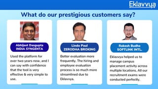 Eklavvya - Employee Skill Assessments | PDF