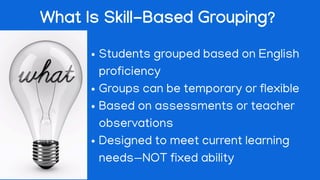 Skill-Based Grouping for ESL Students pd | PDF