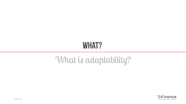 Adaptability | PDF | Careers