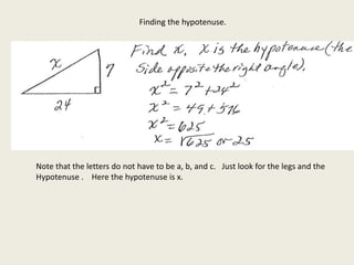 Skill14 pythagorean | PPTX