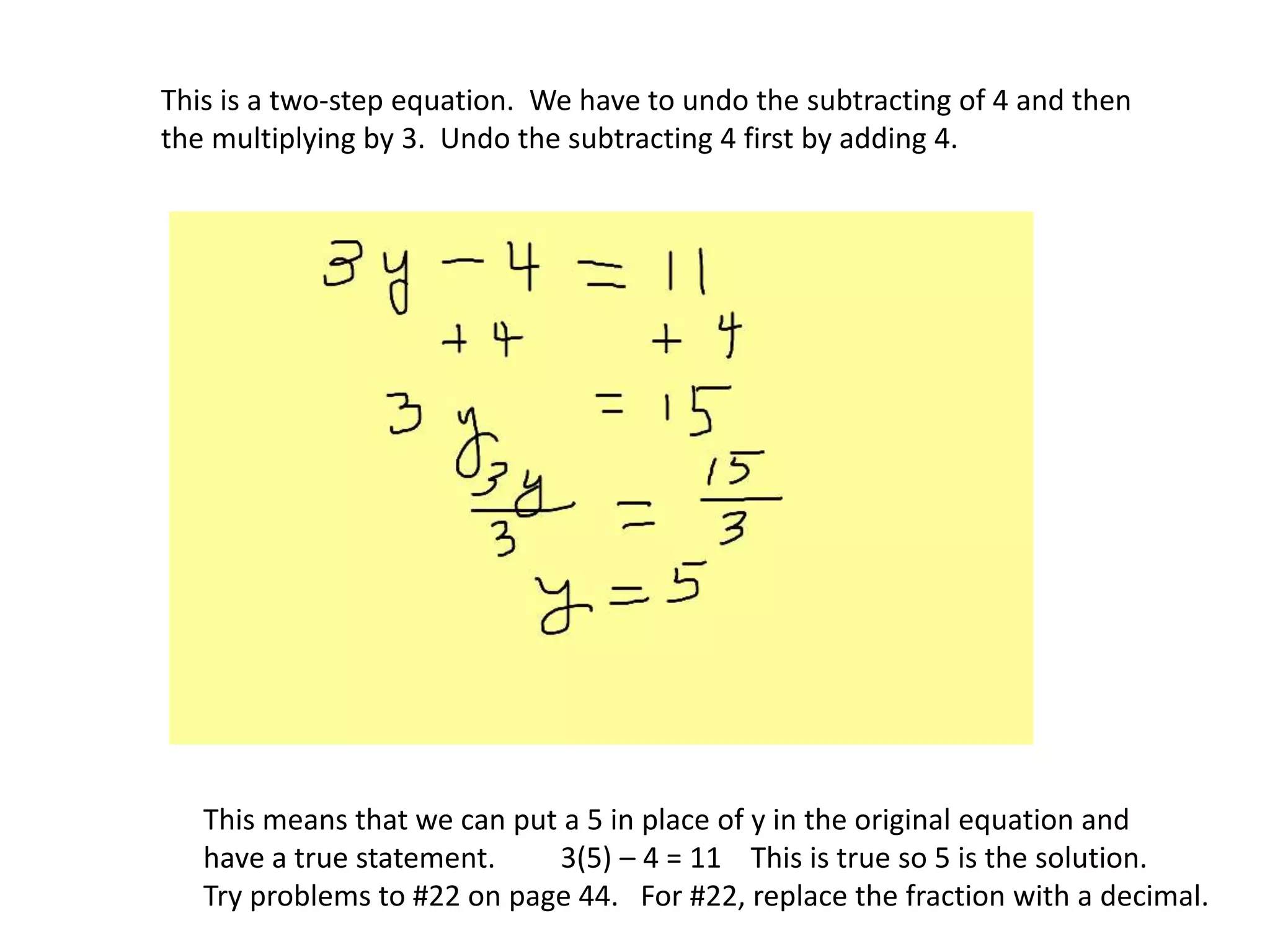 Skill27 solvingequations | PPT