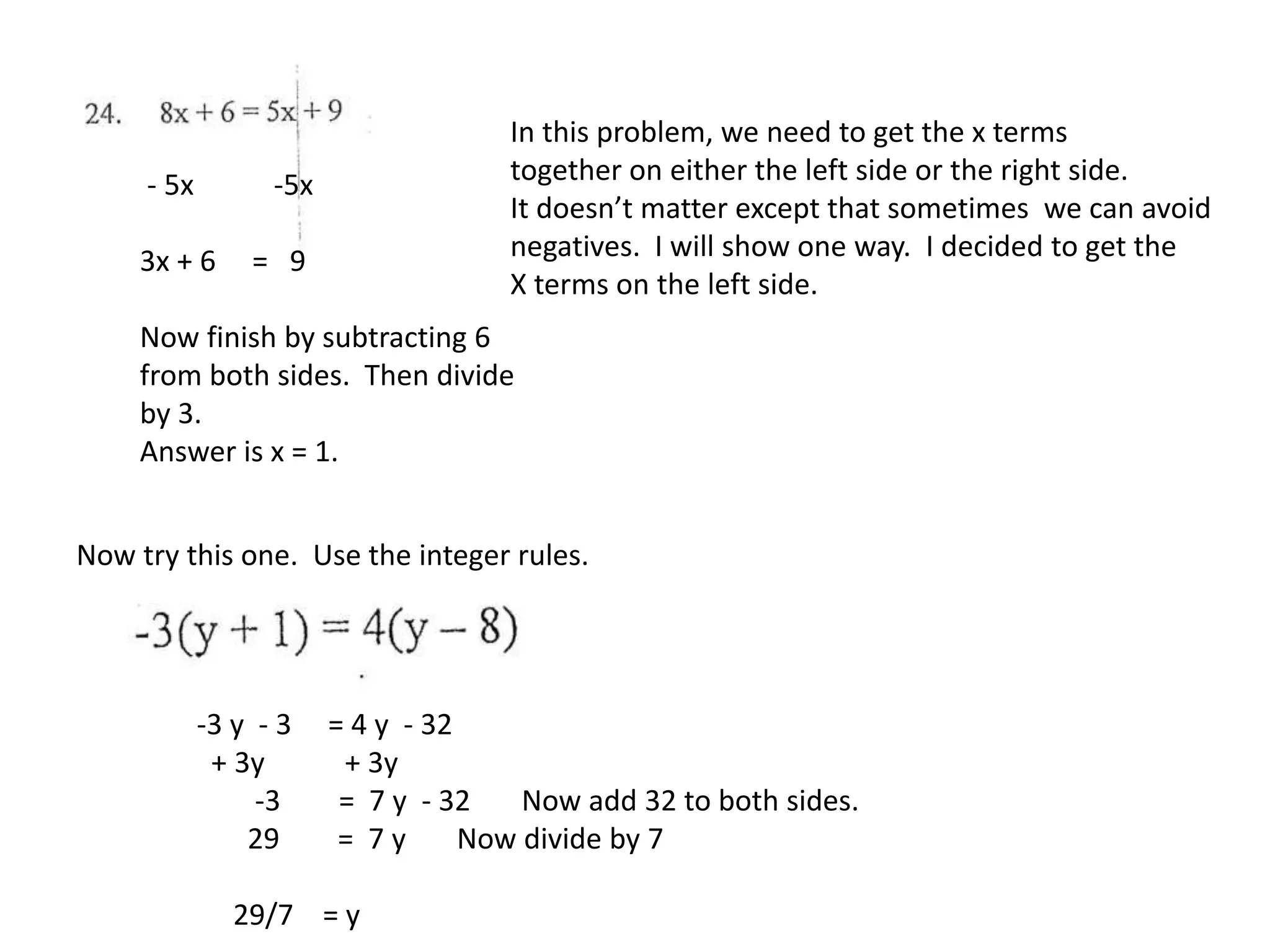 Skill27 solvingequations | PPT