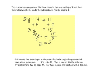 Skill27 solvingequations | PPT