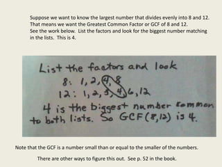 Skill2 gcf lcm | PPT