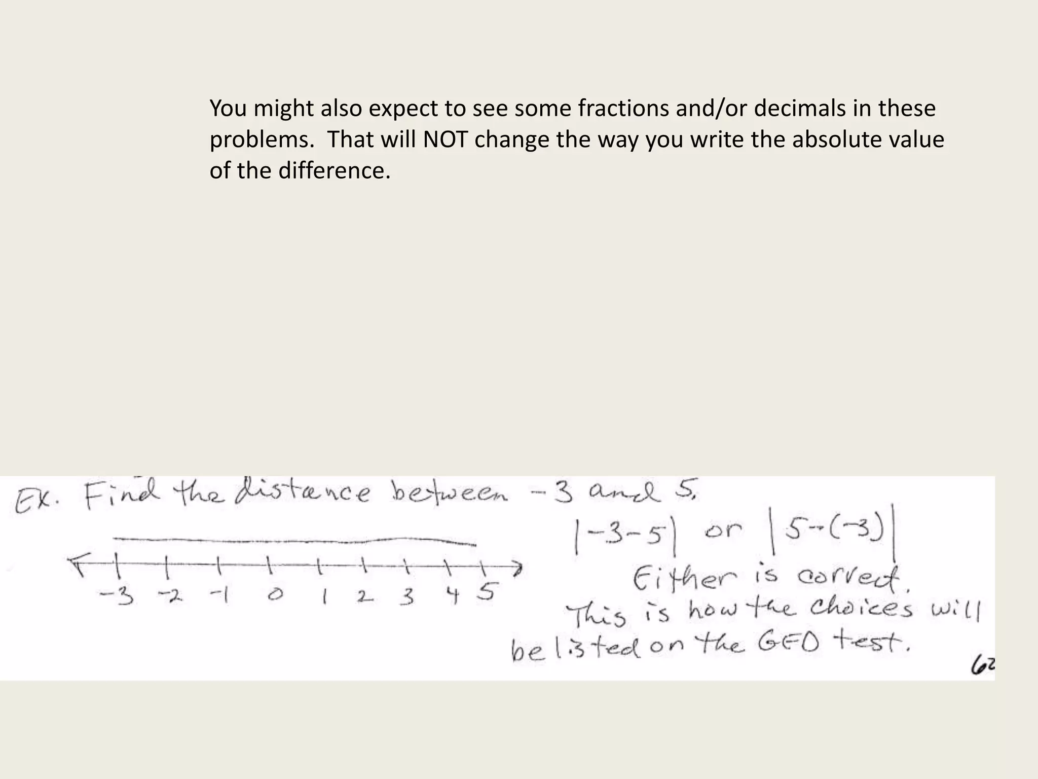 Skill4 distances on the number line | PPT