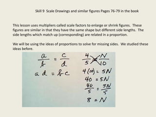 Skill9 scale drawings | PPT