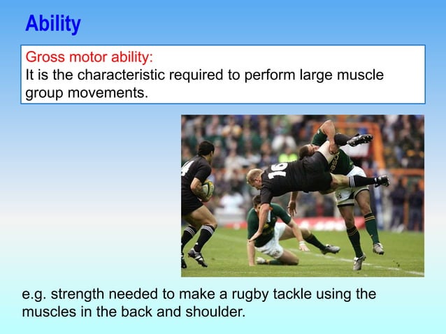 Skill and ability | PPT | Sports