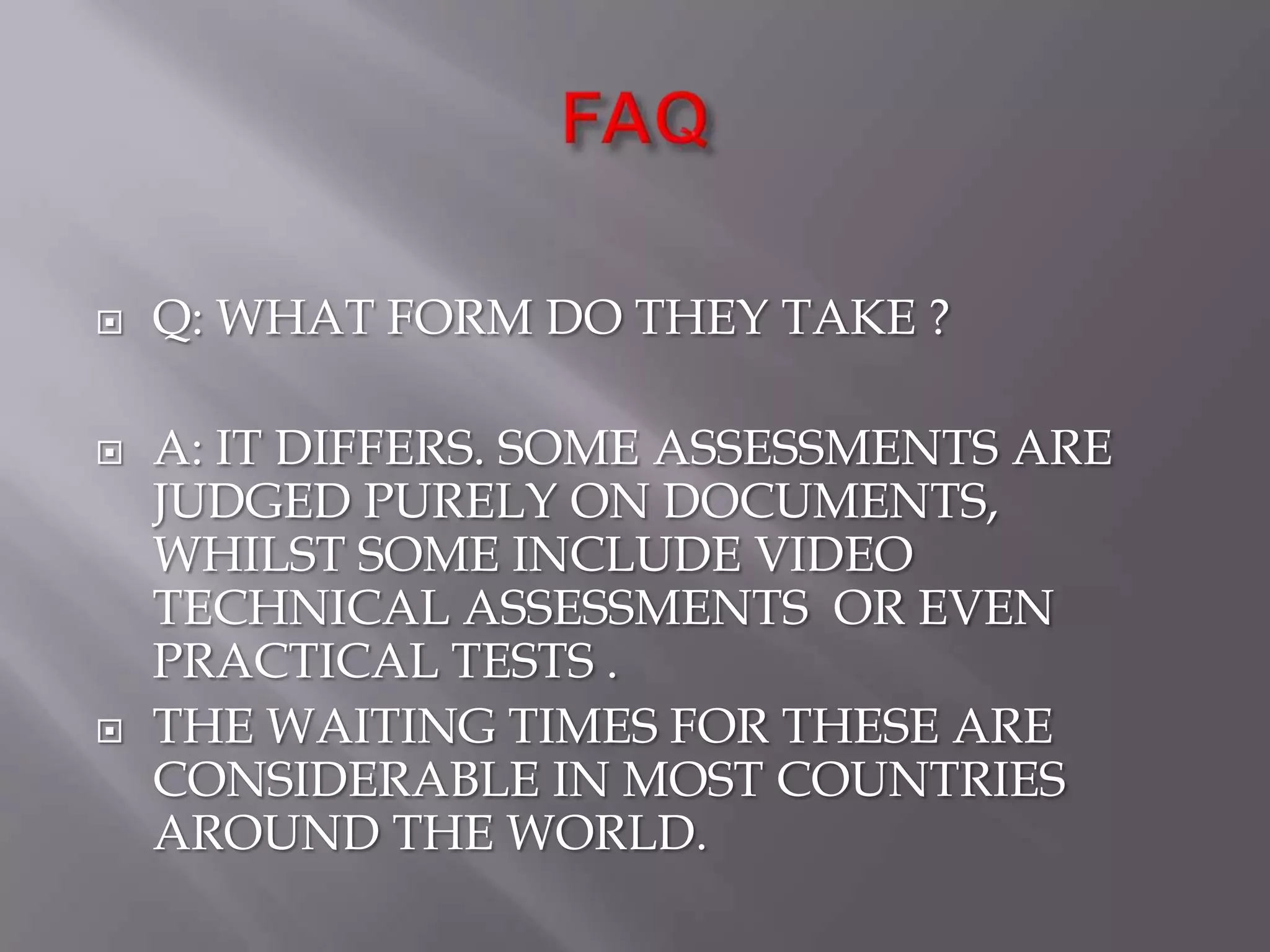 Australian Skill Assessments - An Overview | PPTX