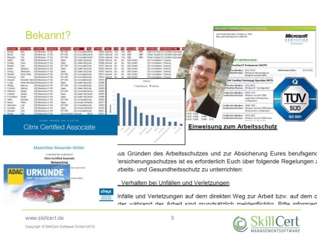 SkillCert - Operatives Kompetenzmanagement