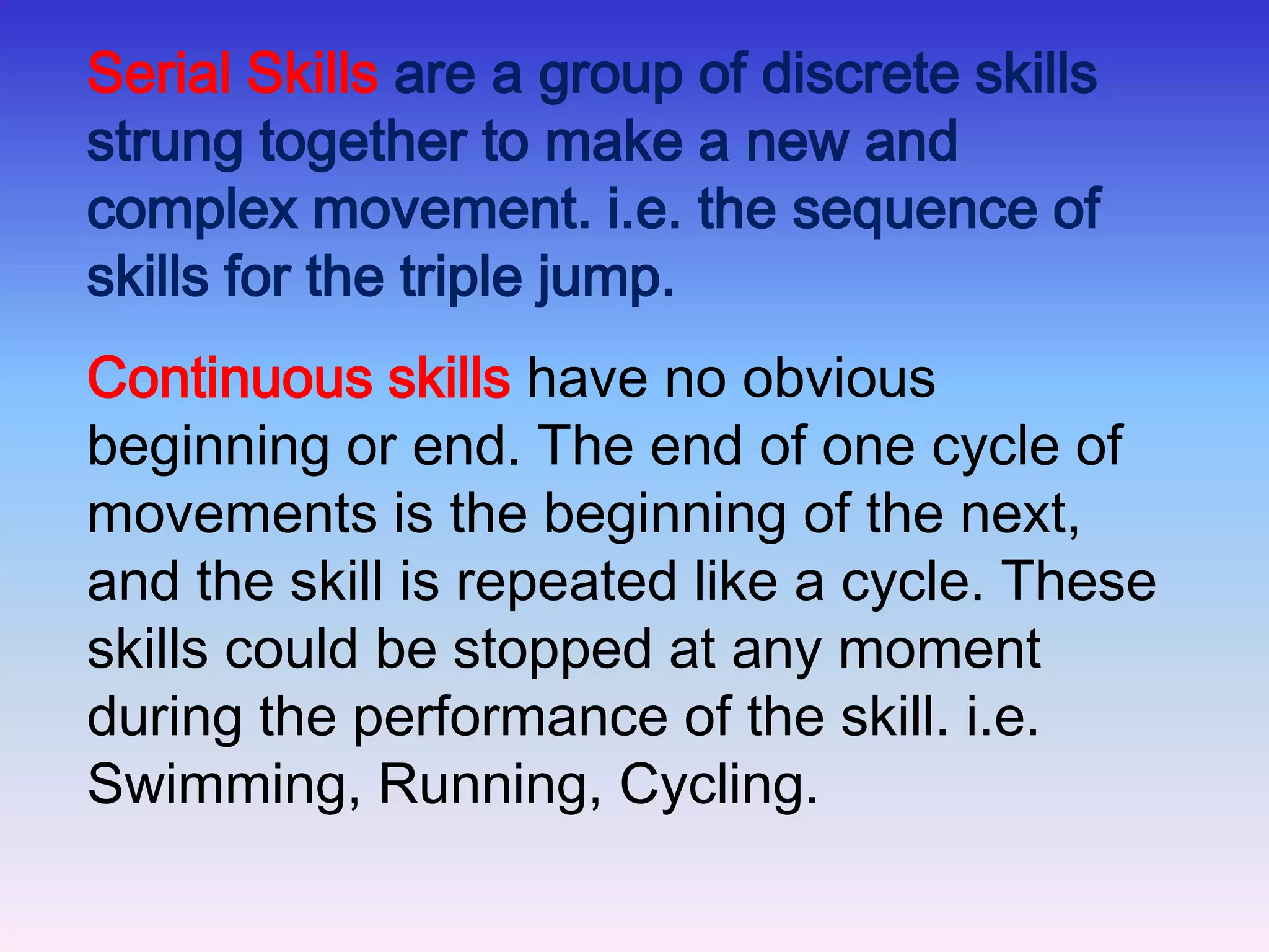 Skill classification | PPTX