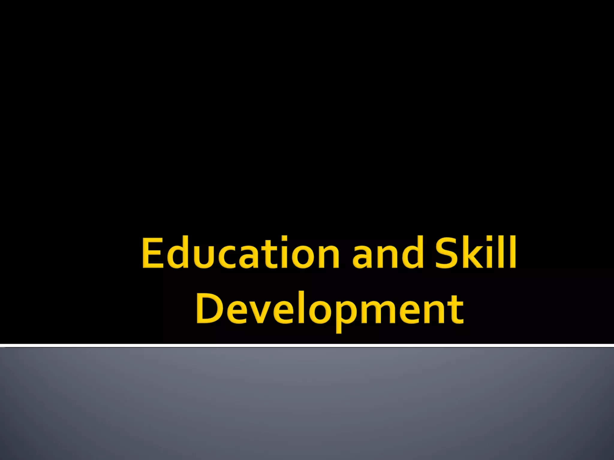 Skill development | PPT