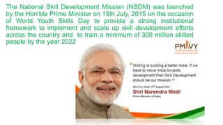 Introduction to Skill Development Mission 2014 | PPTX