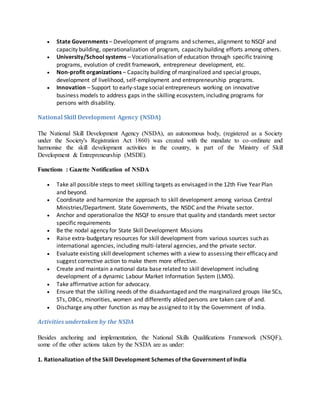 Skill Development Mission | DOCX