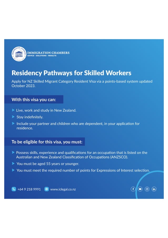 Navigating Skilled Residence Pathways in New Zealand | PDF