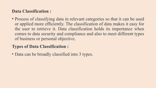 Data analytics – I: classification of data and measurement scale | PPT