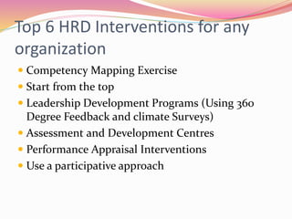 Skill gap and hrd interventions | PPT