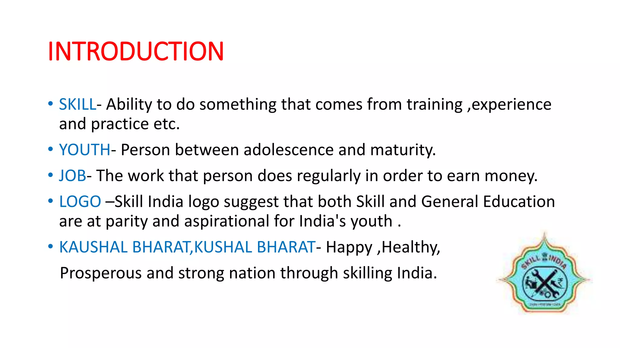 Skill india | PPTX