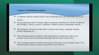 Skill india program ppt | PPTX