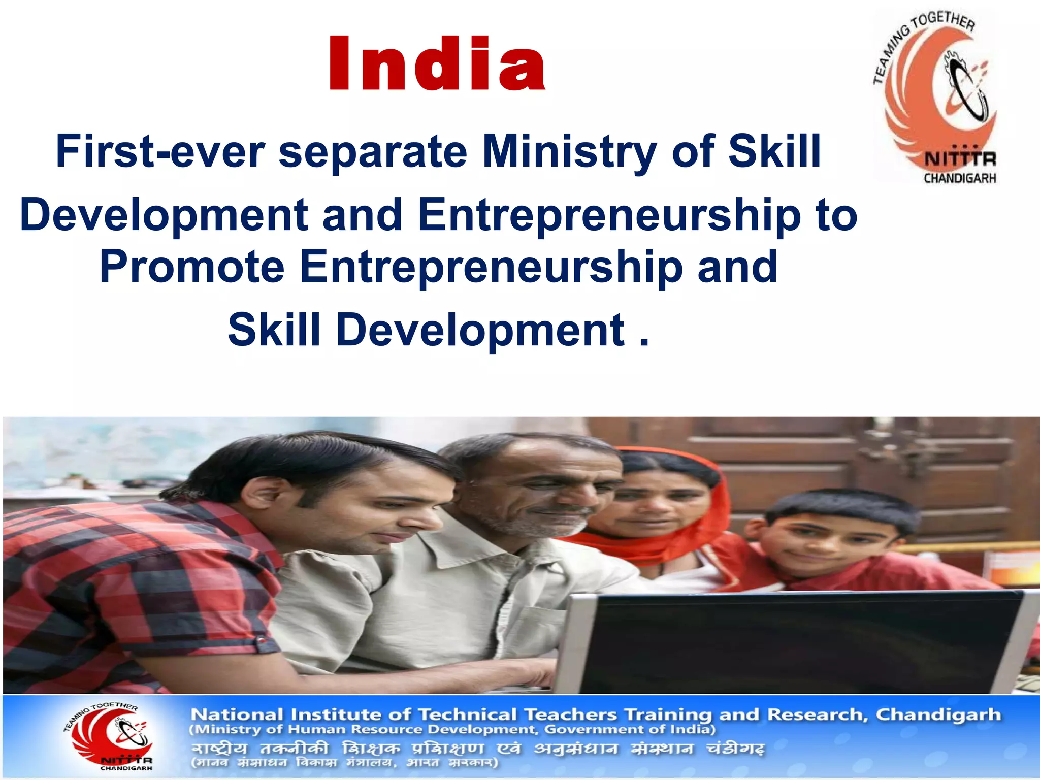Skilling India issues and challenges | PPT
