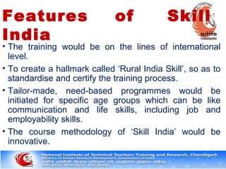 Skilling India issues and challenges | PPT