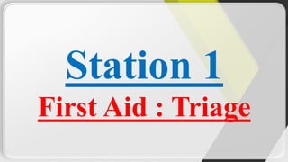 Skill lab emergency (first aid and iv injection) | PDF
