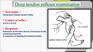 Skill lab physiology (motor examination tests) | PDF | Death, Injury ...
