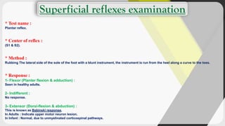 Skill lab physiology (motor examination tests) | PDF | Death, Injury ...