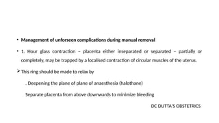 skill lab uterine inversion..retained placenta pptx | PPTX