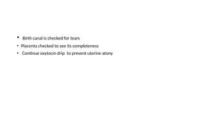 skill lab uterine inversion..retained placenta pptx | PPTX