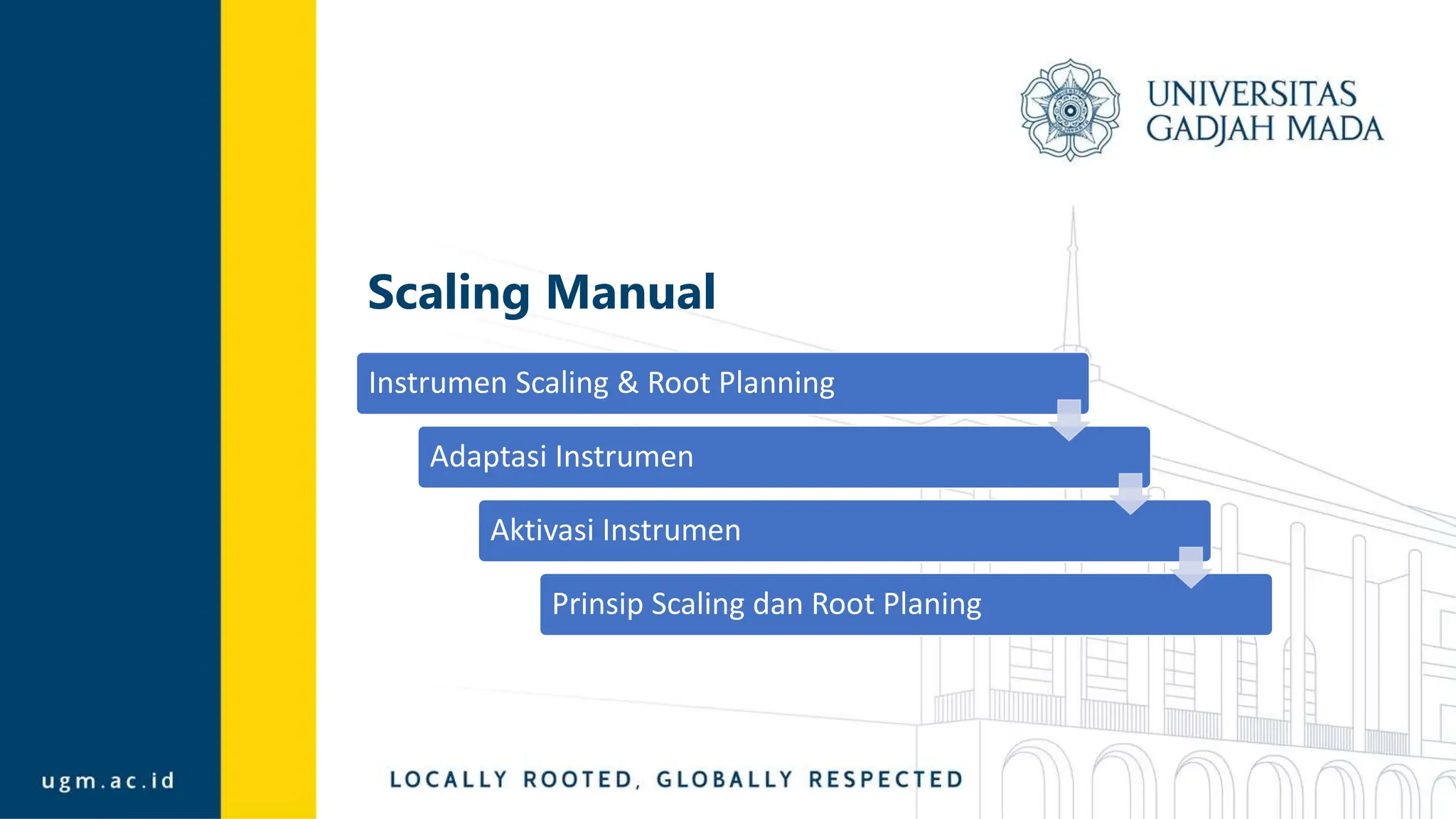 Skill lab scaling manual dan ultra sonic scaler | PPTX