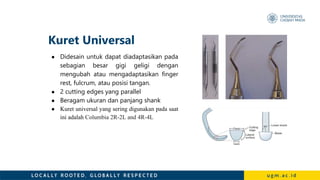 Skill lab scaling manual dan ultra sonic scaler | PPTX
