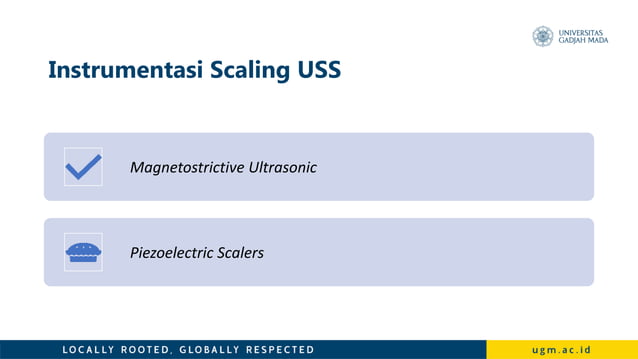 Skill lab scaling manual dan ultra sonic scaler | PPTX