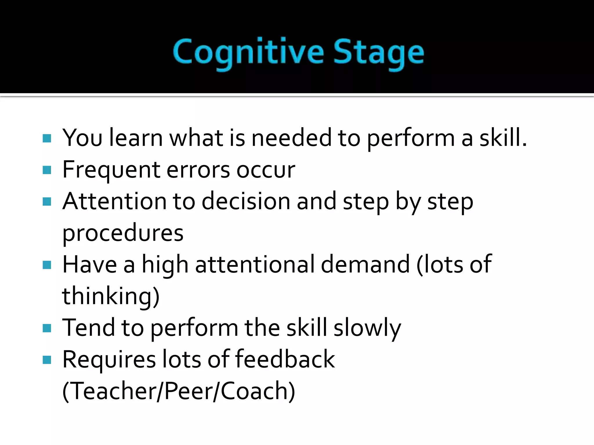 Skill learning | PPTX