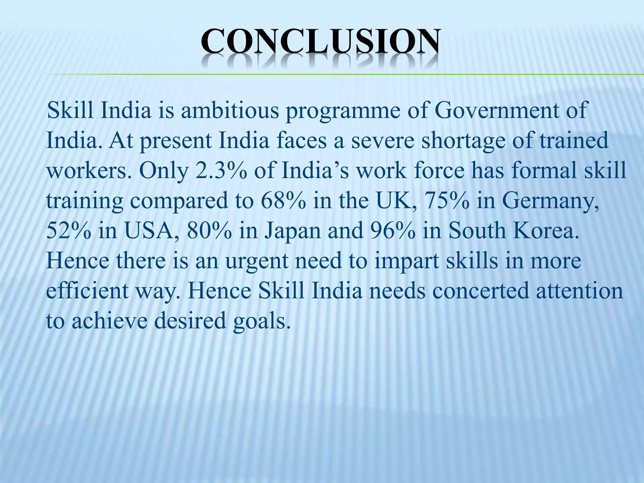 SKILL INDIA | PPTX