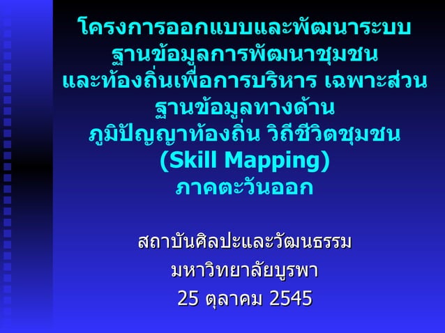 Skillmapping version2 | PPT