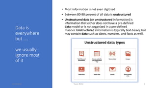 SkillMatch: Extracting facts from unstructured text | PPTX | Databases | Computer Software and ...