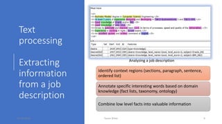 SkillMatch: Extracting facts from unstructured text | PPTX | Databases ...