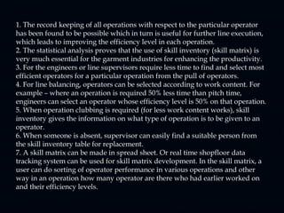 Skill matrix | PPTX | Technology & Computing