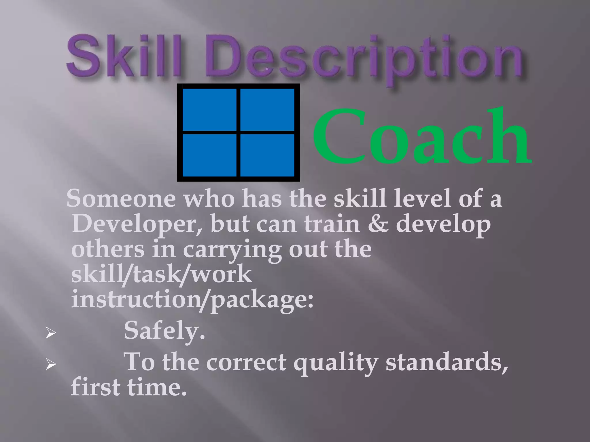 Skill matrix for Garments Industry | PPTX