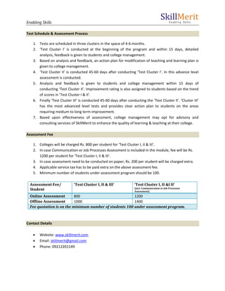 Skill merit assessment program | PDF