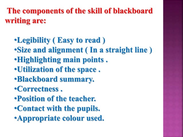 Skill of Blackboard Writing.pptx